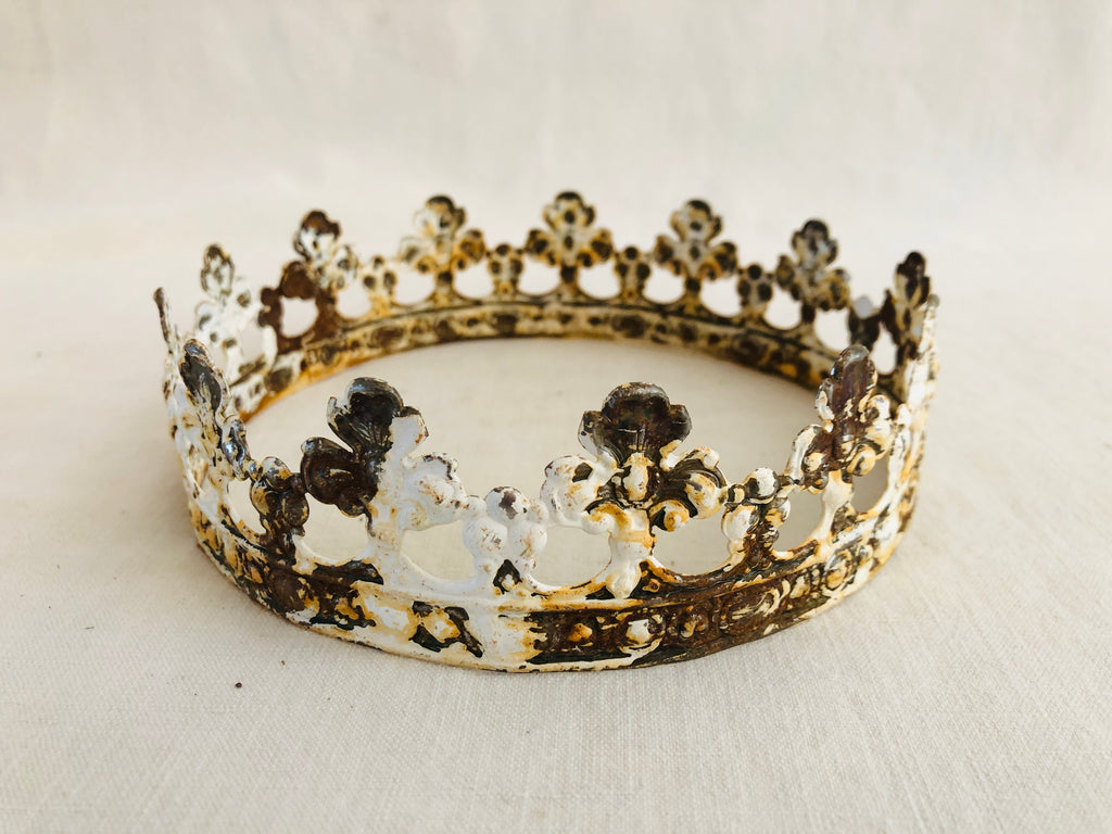 Metal crown, 6" head crown,metal crown,queen crown, – Faded Fragments